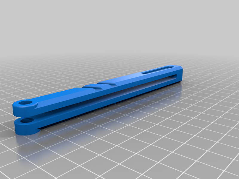 Round blade Balisong by Mango_Tiger | Download free STL model ...