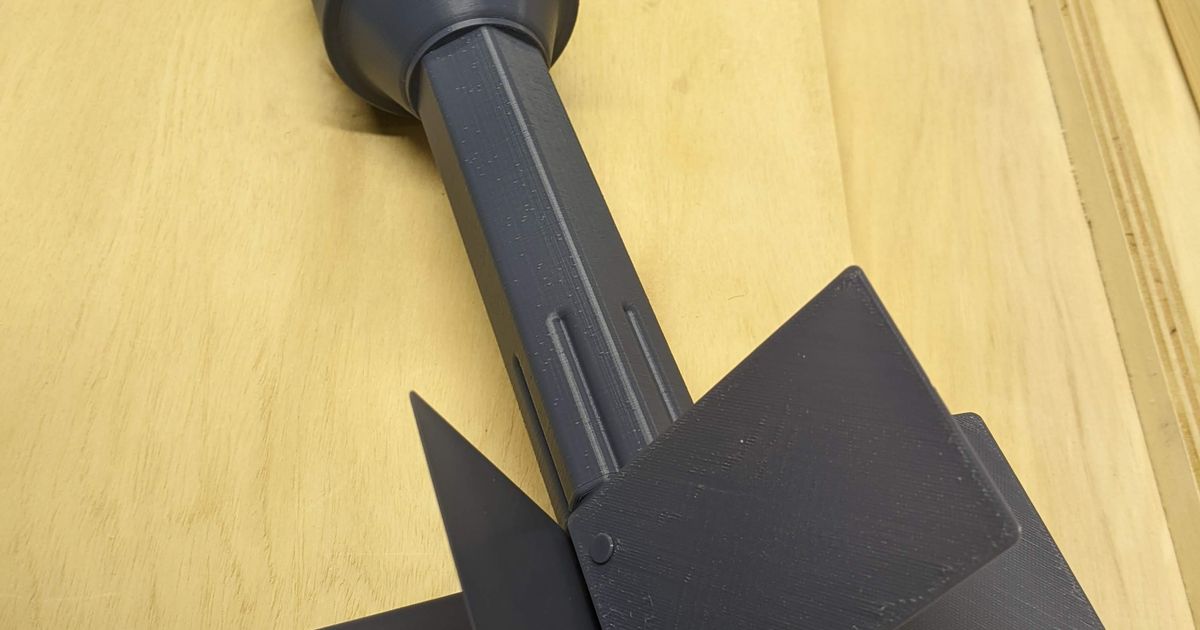 RPG-2 Fins by jg | Download free STL model | Printables.com