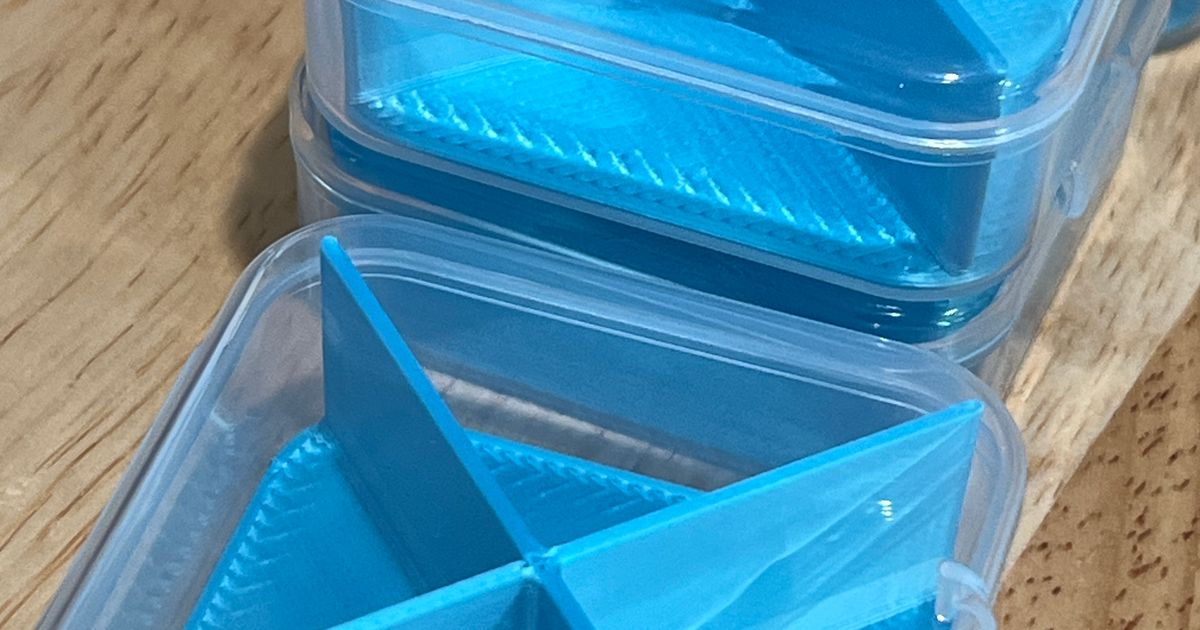 Small Container Divider by Nam N | Download free STL model | Printables.com