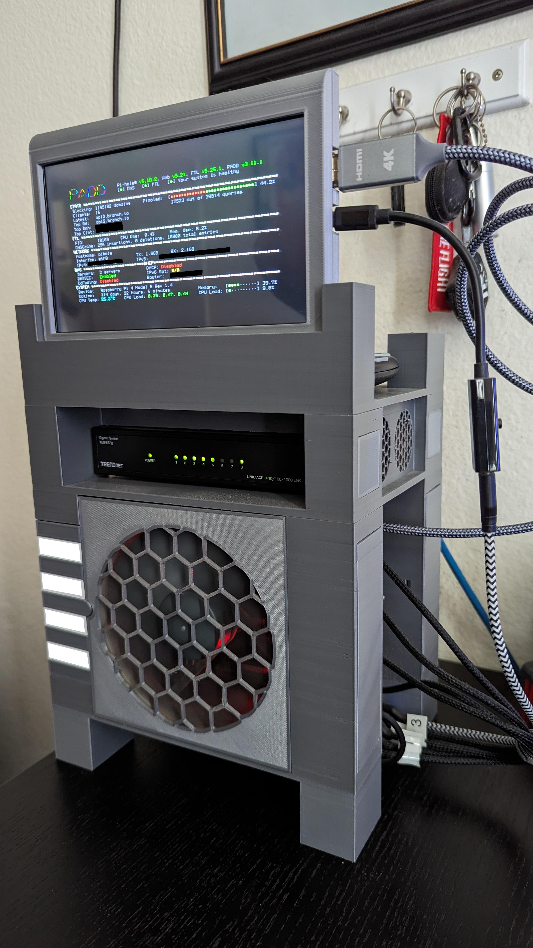 Raspberry Pi Rack v2 von Draik | Kostenloses STL-Modell herunterladen ...