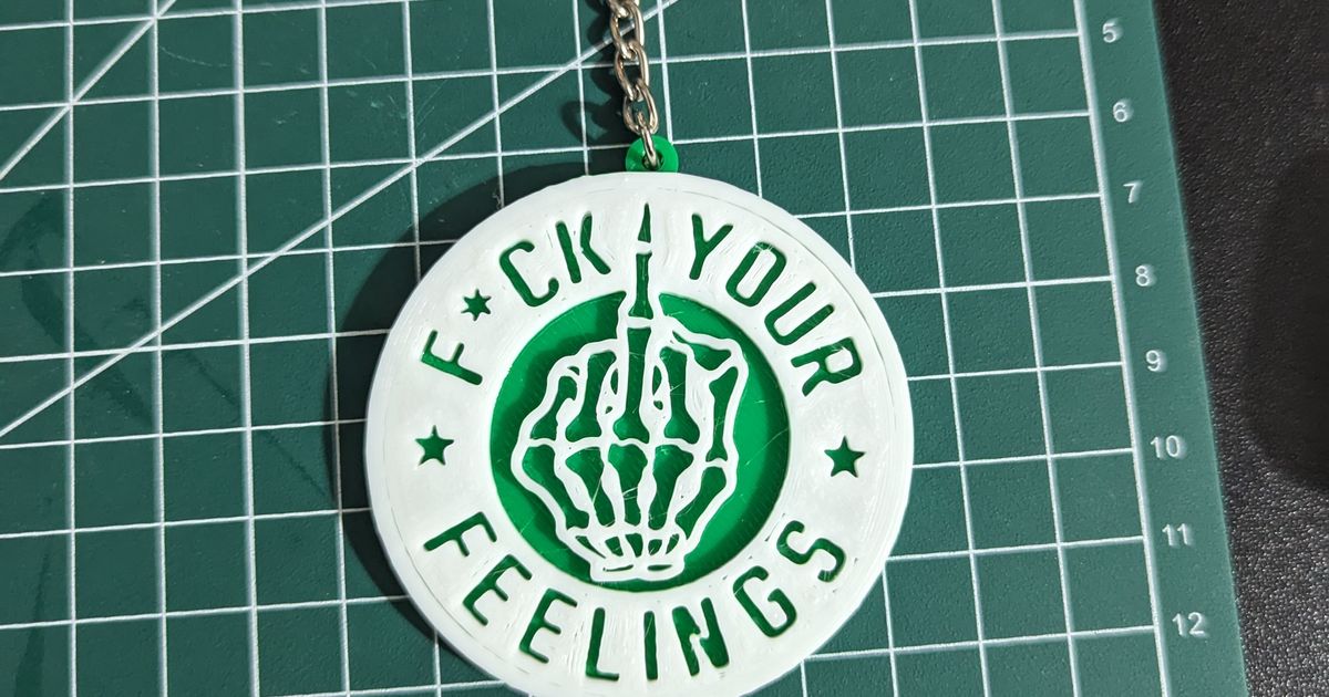FYF Keychain by T's Custom Creations | Download free STL model ...