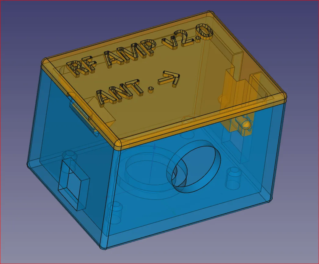Case for LNA rf amp v2.0 module by Mi09 | Download free STL model ...