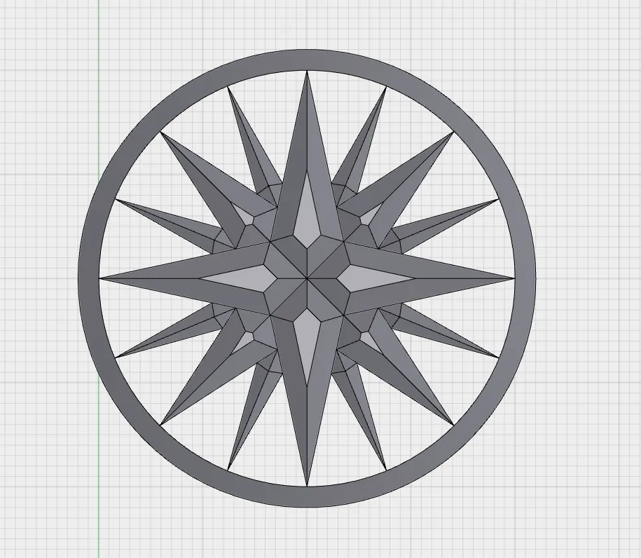 Mariners Compass by Waldo | Download free STL model | Printables.com