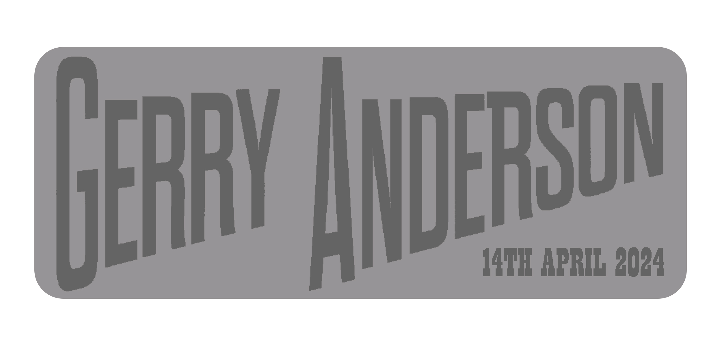 Gerry Anderson Day Bookmarks by Delta Whiskey | Download free STL model ...