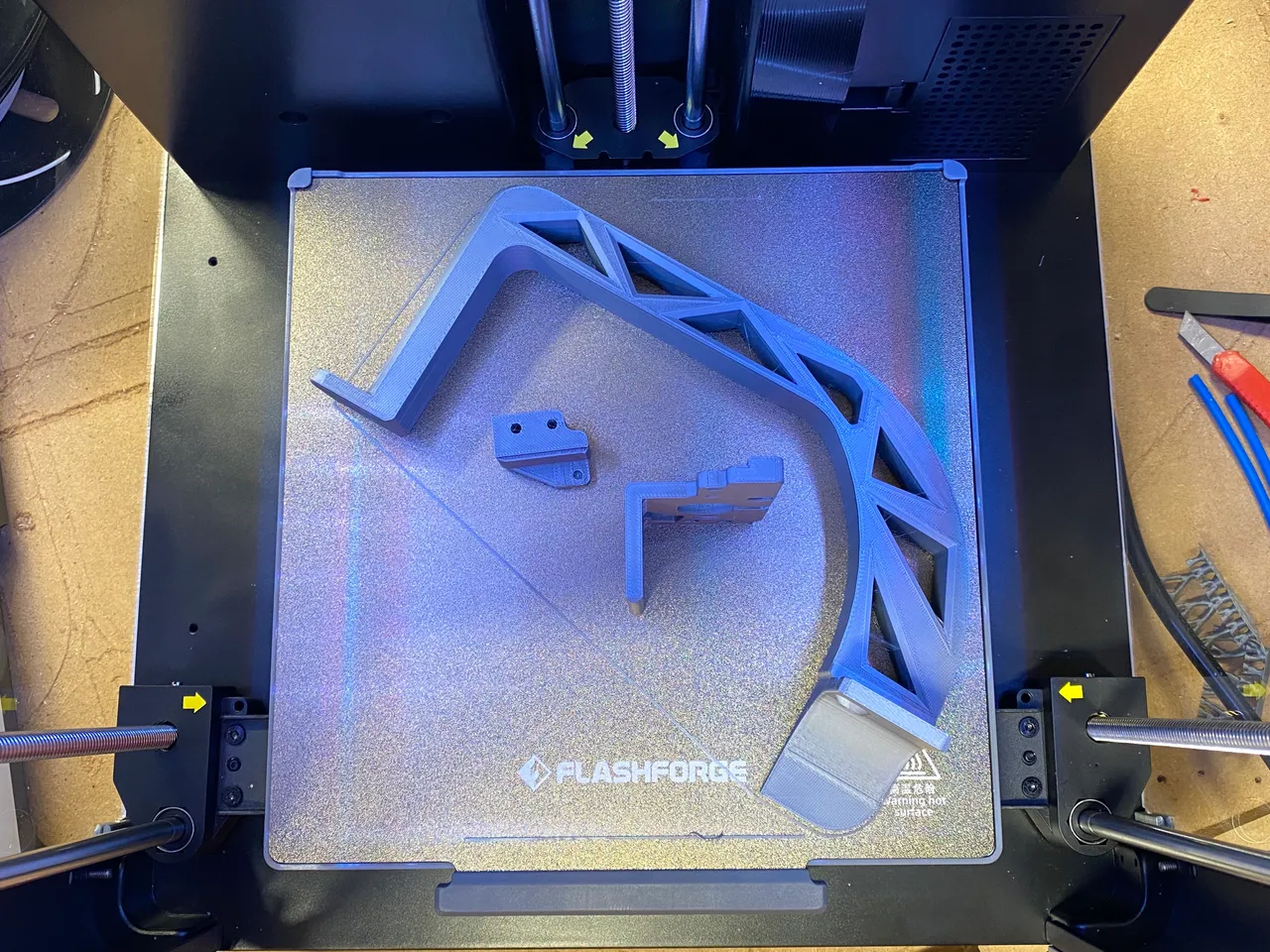 Flashforge Adventurer 5M (AD5M) IMPROVED Spool Holder, Inlet, Runout ...