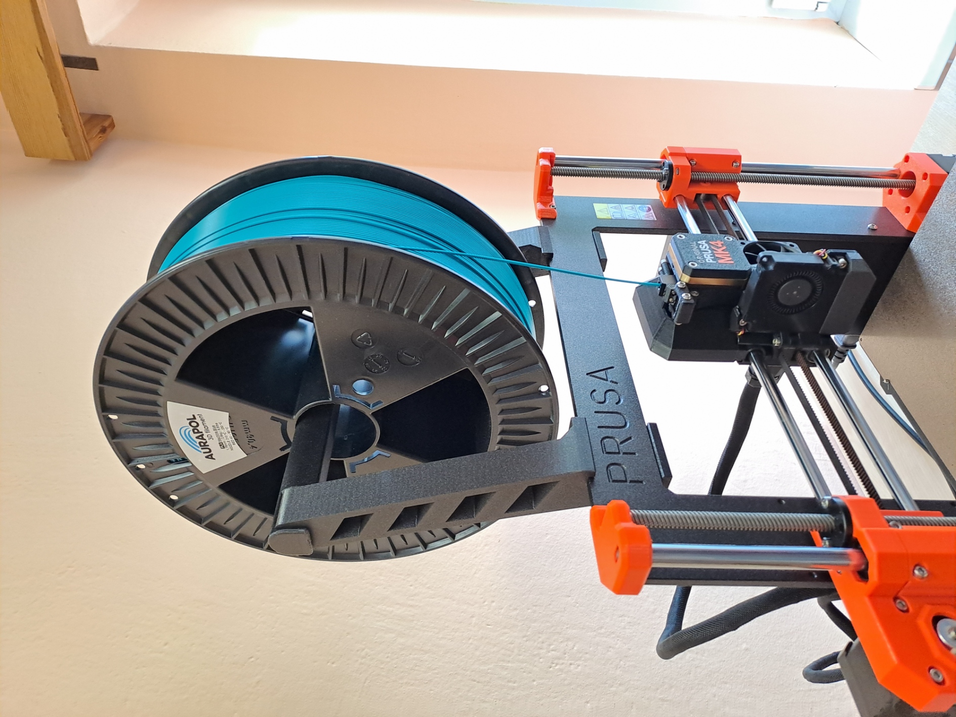 2,5kg Spool Holder for Original Prusa MK4 & MK3S+ by kozak.martin27 ...