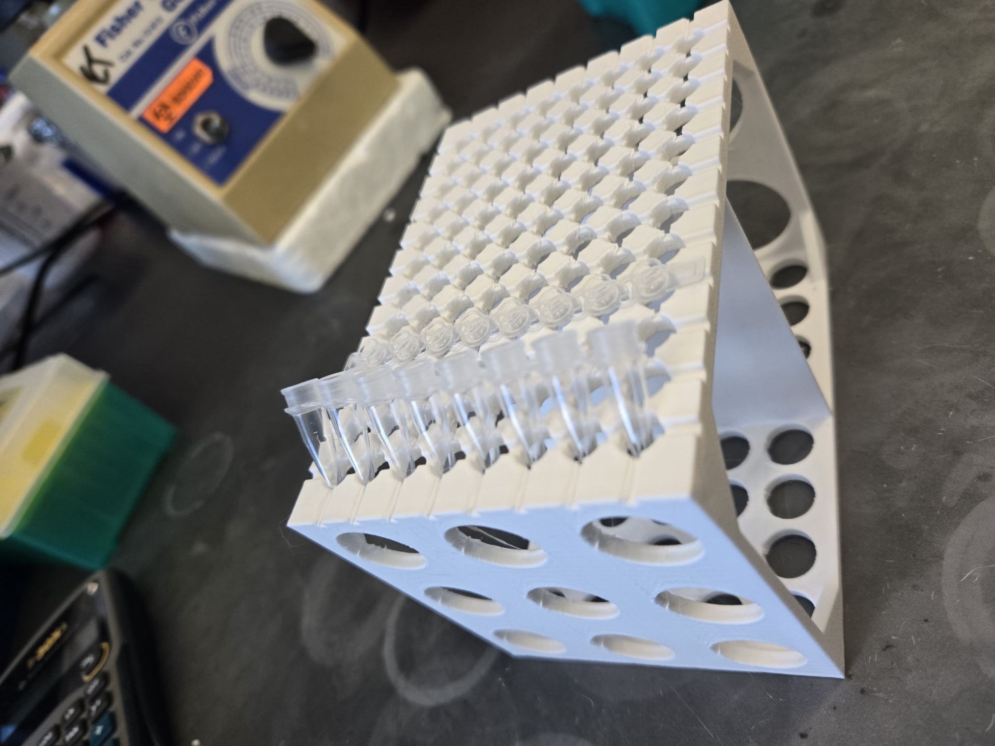 4 Way Tube Rack by blackwinged_zero | Download free STL model ...