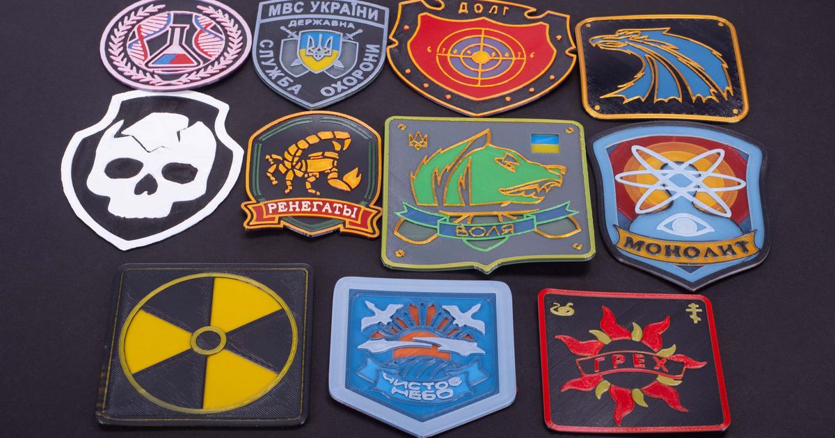 Stalker patches by Jakub Kočí | Download free STL model | Printables.com