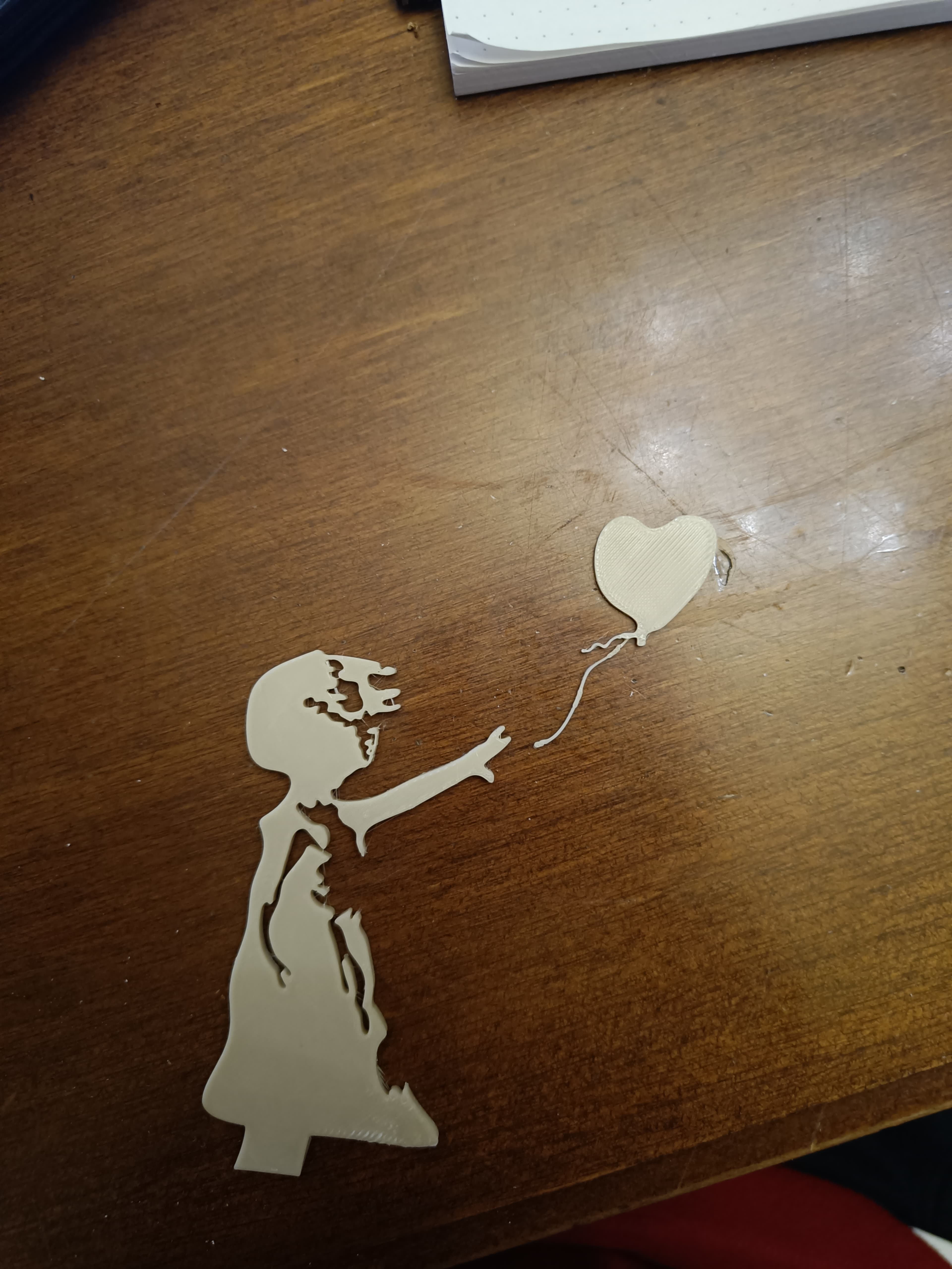 Banksy's Girl with Baloon Wall Art by AlDente-Lab | Download free STL ...
