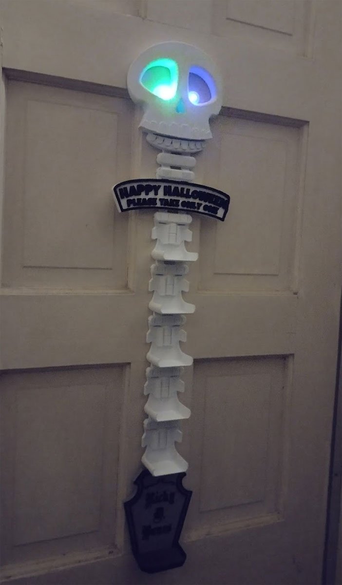 Socially Distanced Halloween Candy Dispenser Ladder by MyStoopidStuff ...