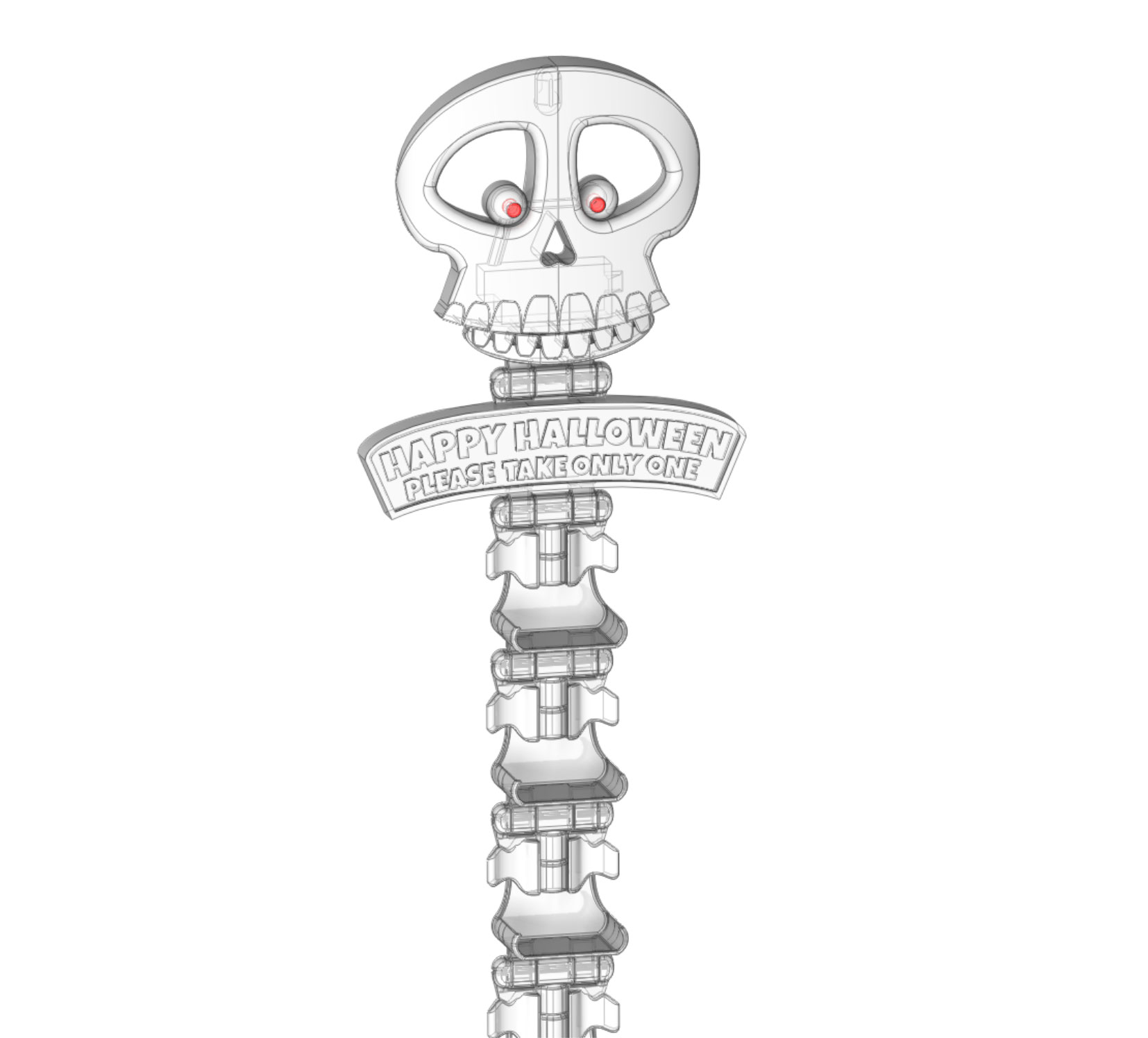 Socially Distanced Halloween Candy Dispenser Ladder by MyStoopidStuff ...