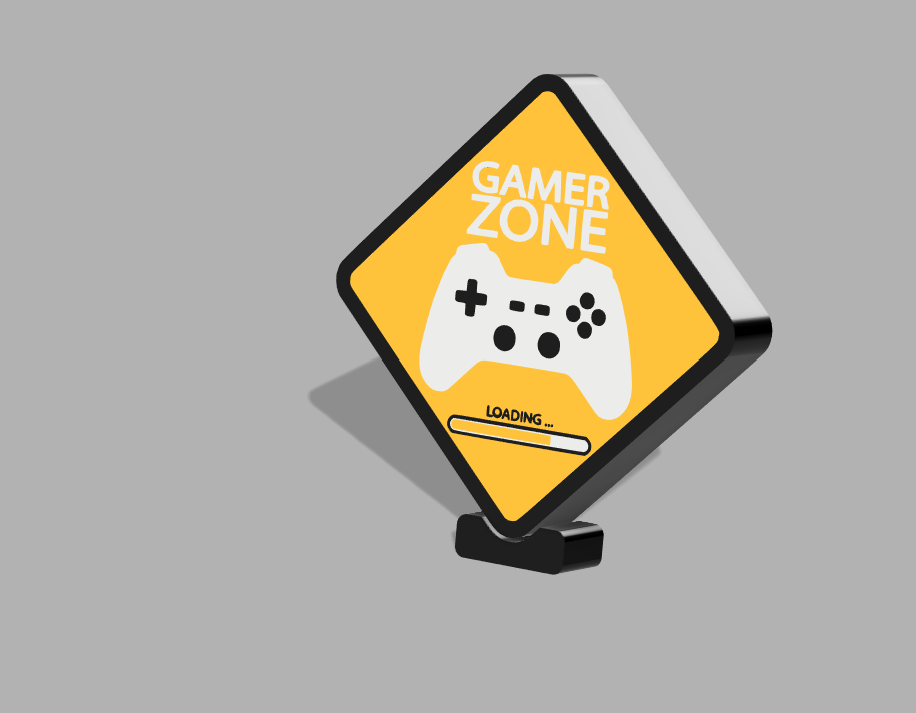 GAMER ZONE LIGHTBOX by CM_3D_PRINT | Download free STL model ...