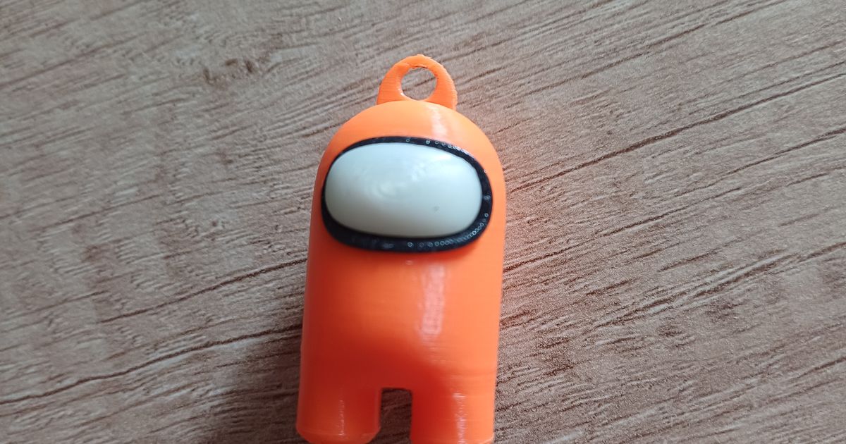 Among us keychain by Lazaad | Download free STL model | Printables.com
