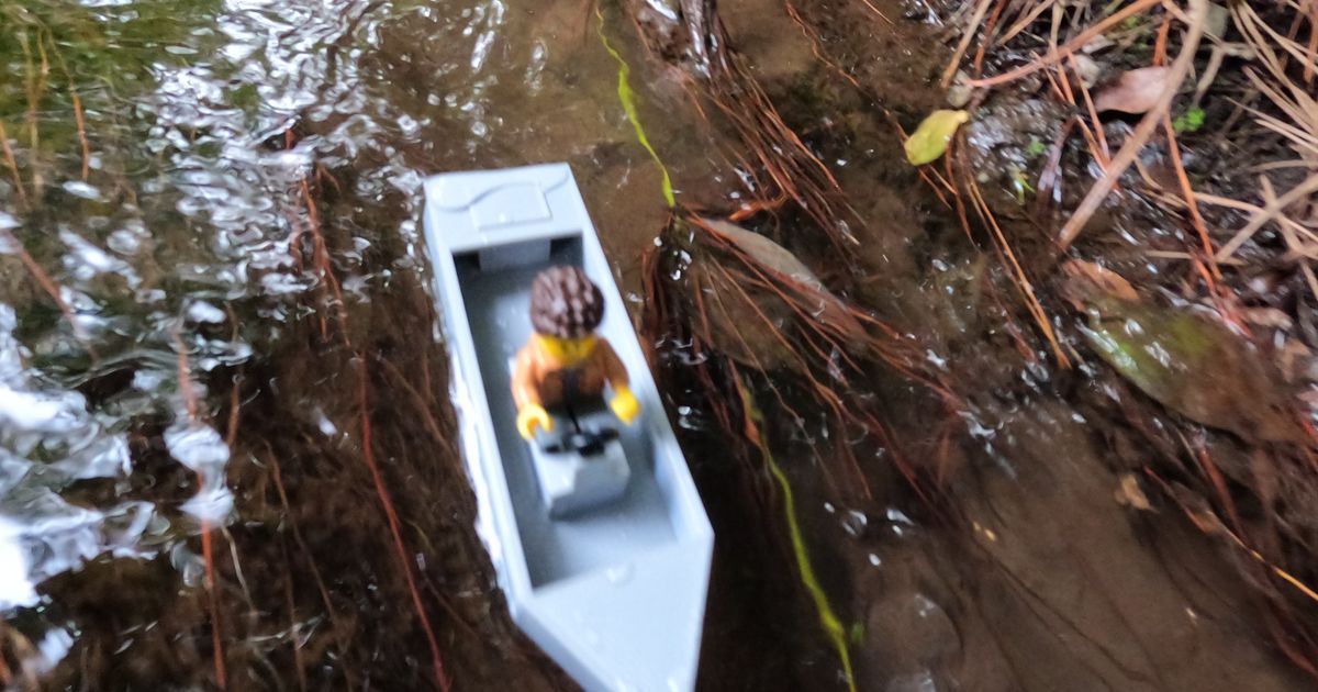 FLOATING Lego boat by Tristan Hill | Download free STL model ...