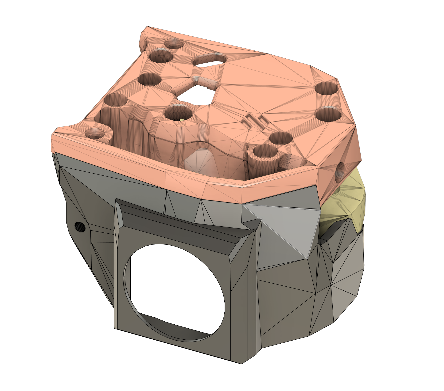 Cable door cover EBB SB2209 CAN (RP2040) V1.0 for Voron StealthBurner ...