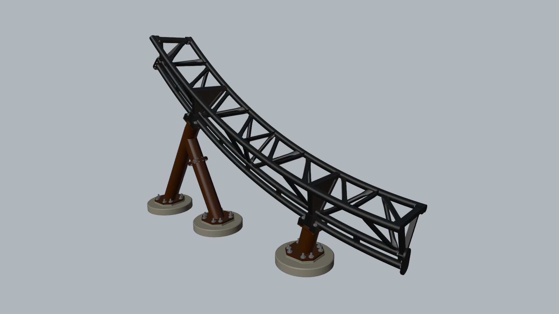 Roller Coaster Track 1:32 by 3D.Printed.Roller.Coasters | Download free ...
