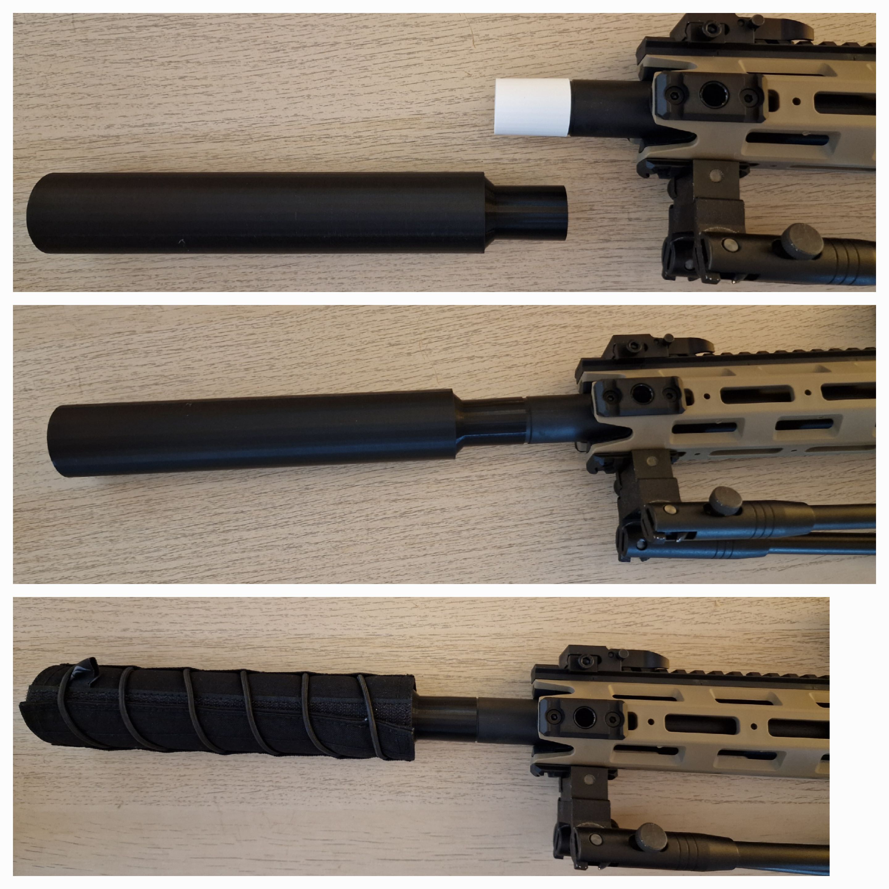 M40A6 Foam Dart Sniper Barrel Adapter + Silencer by FaboElChapo ...