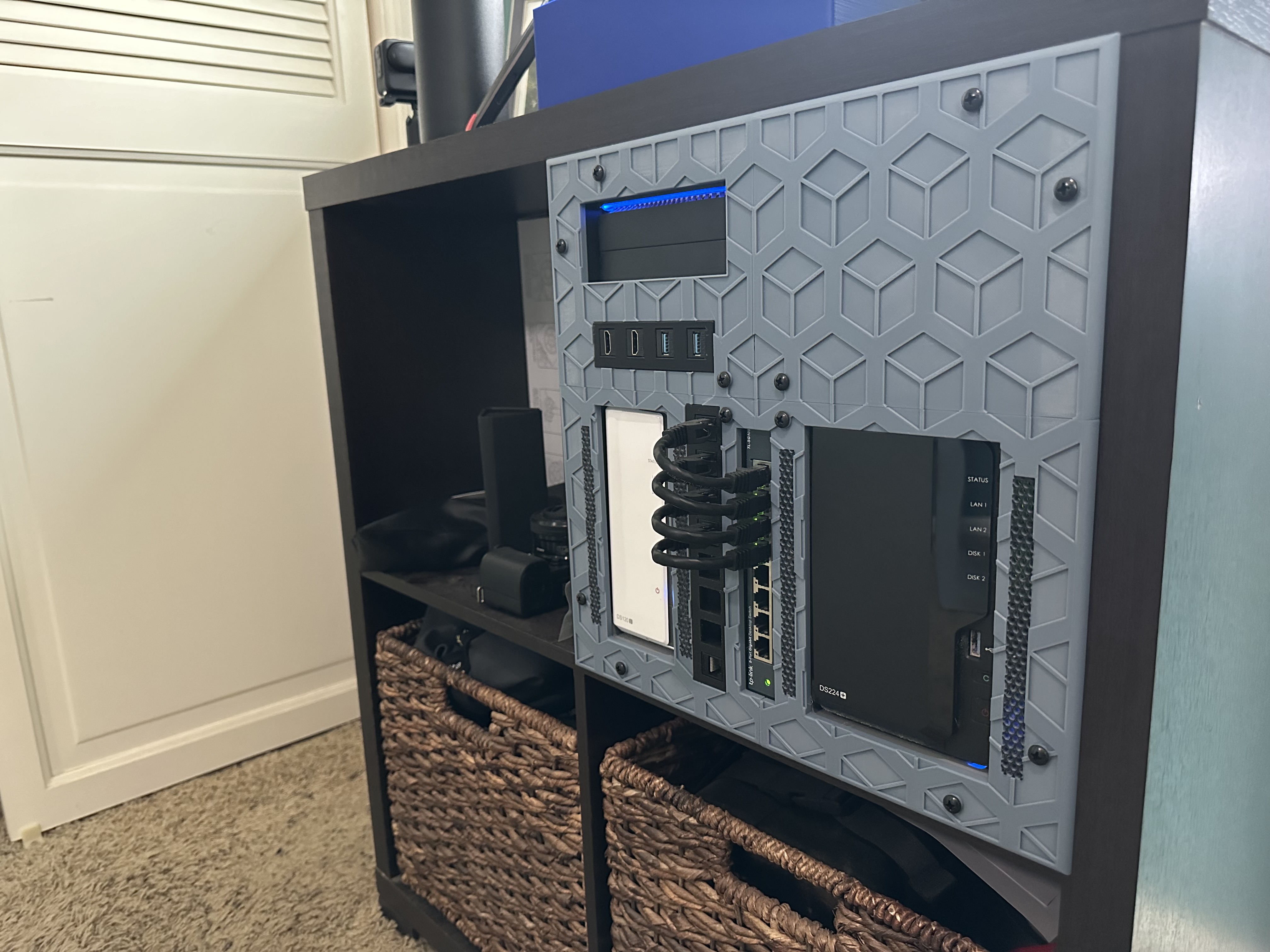 Structural cube frame - resizable by Gary Morse | Download free STL ...