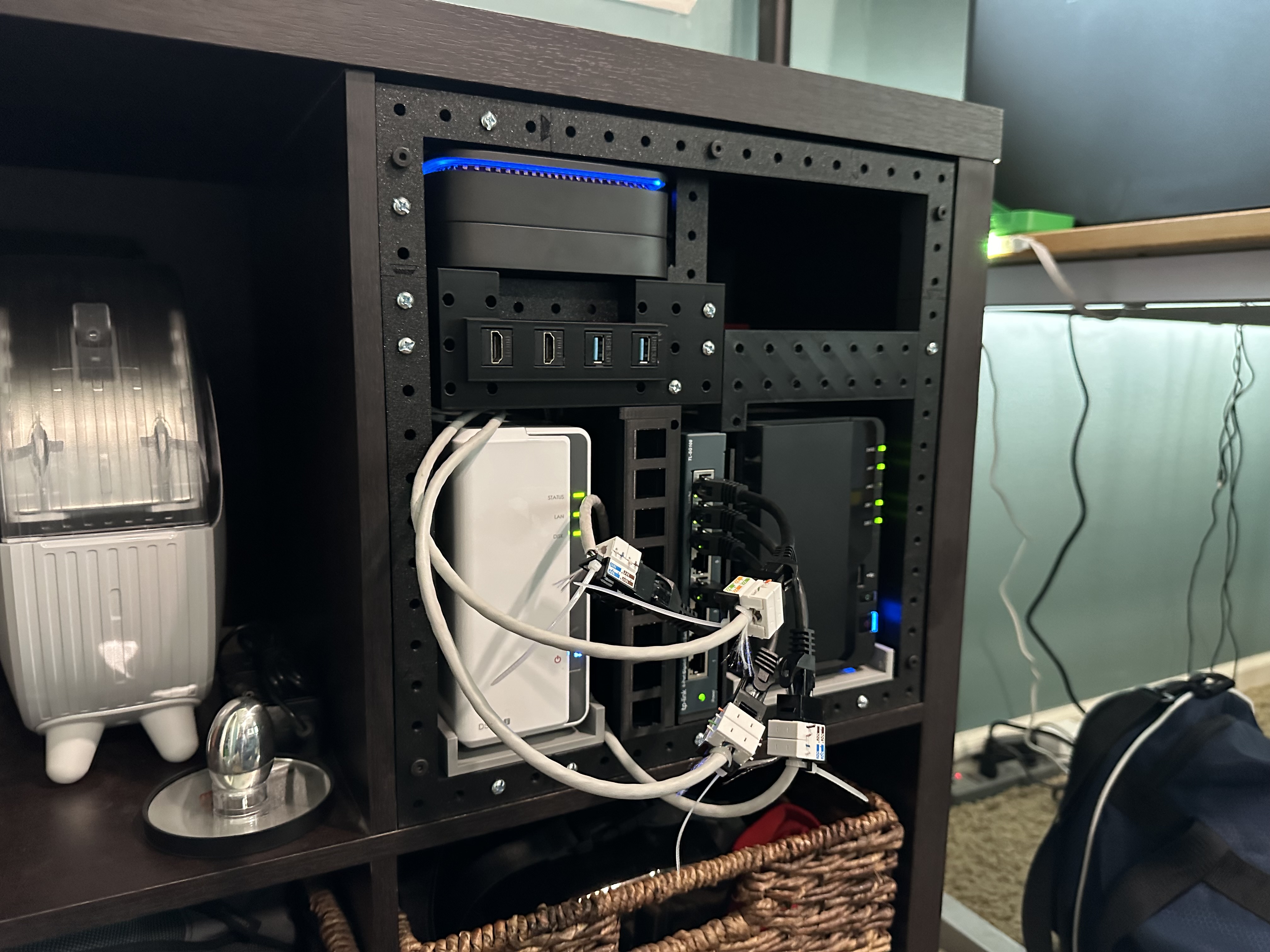 Structural cube frame - resizable by Gary Morse | Download free STL ...