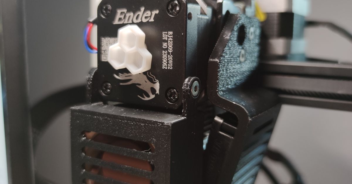 Hotend 4020 Fan Shroud - Ender 3 V3 SE by OliBarly | Download free STL model | Printables.com