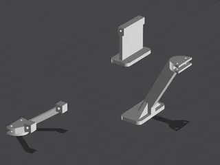 AX24 Deadbolt Body Mounts by Hoquat | Download free STL model ...