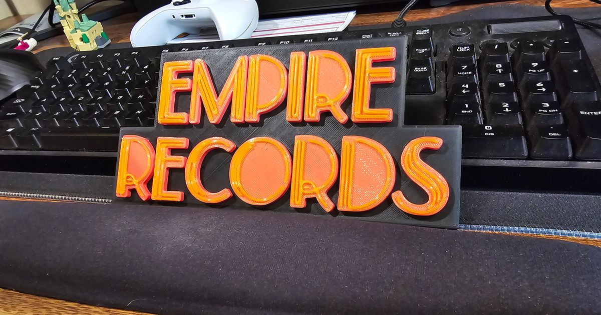 Empire Records Sign by Mike | Download free STL model | Printables.com