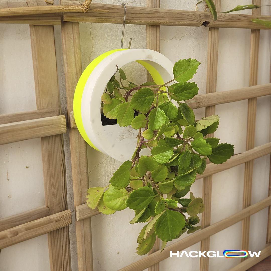 Circle Wall Planter by okuyuki | Download free STL model | Printables.com