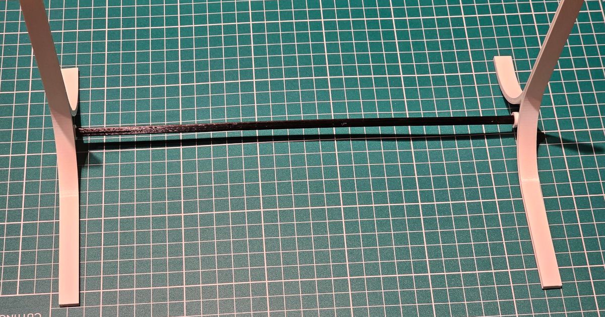 Mini photo booth rod for A3 sheet by RPK | Download free STL model ...