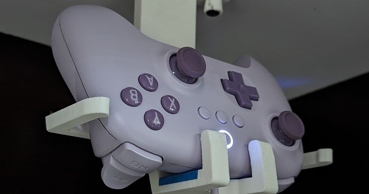 Controller Under Desk Holder by alberto - 2518 | Download free STL ...