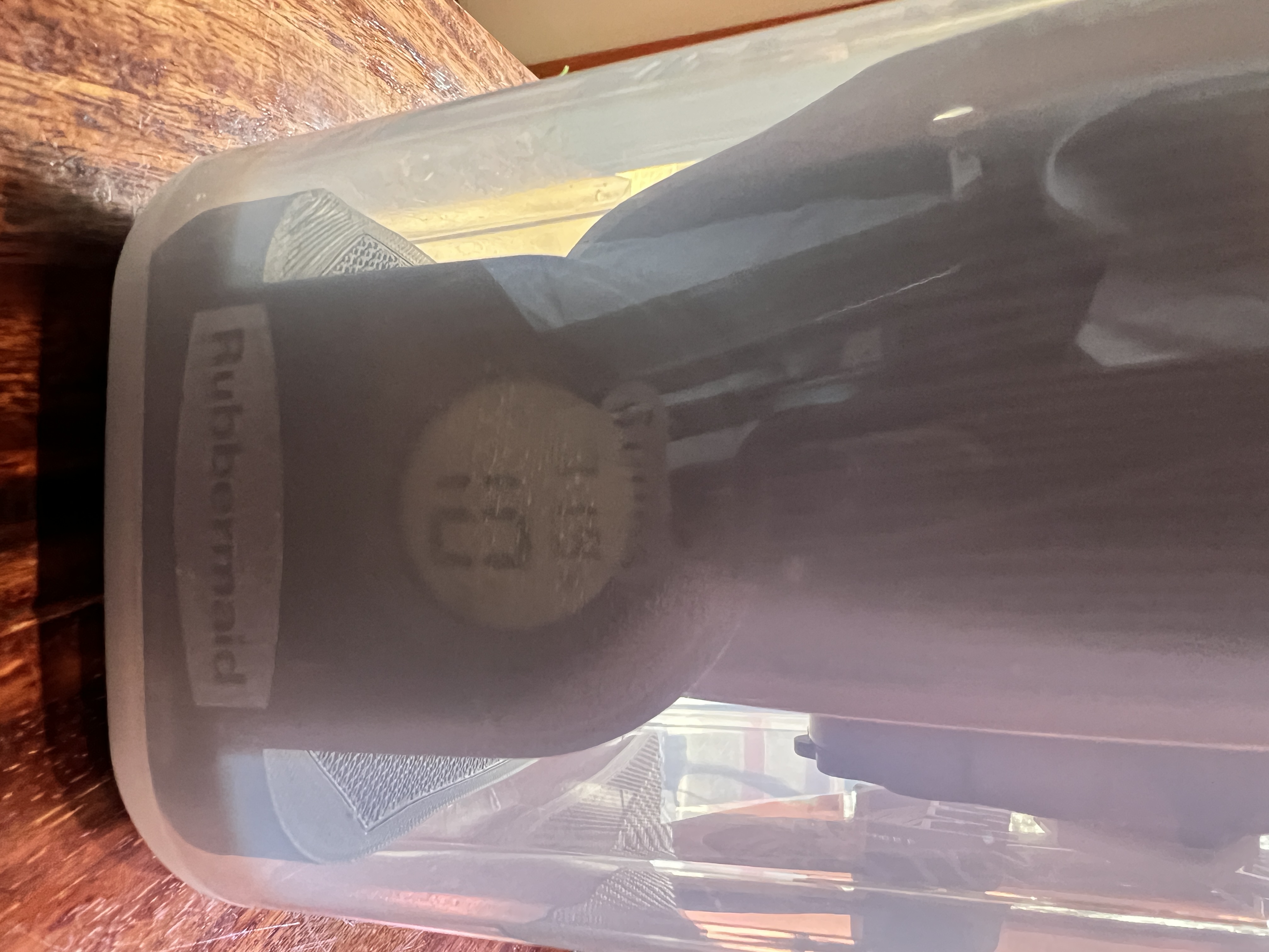 Desiccant Block For Rubbermaid With Round Hygrometer Port By Pronoman