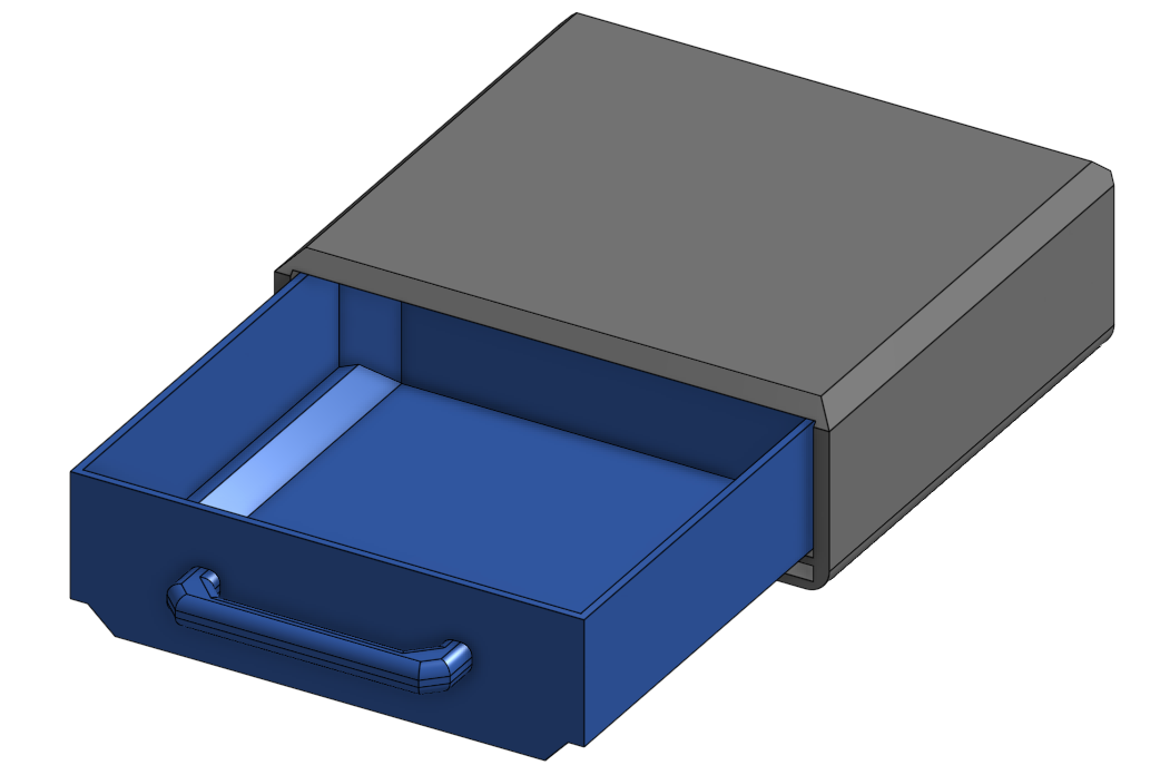 Simple Drawer (Fully Removable) by R D | Download free STL model ...