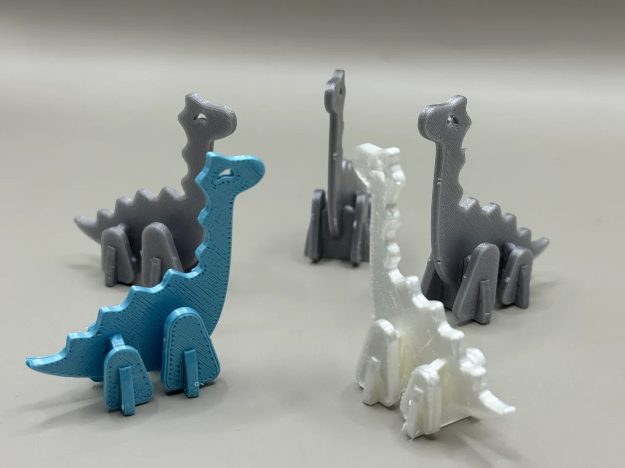 Cute Dino Kit Card by TorusKnot | Download free STL model | Printables.com