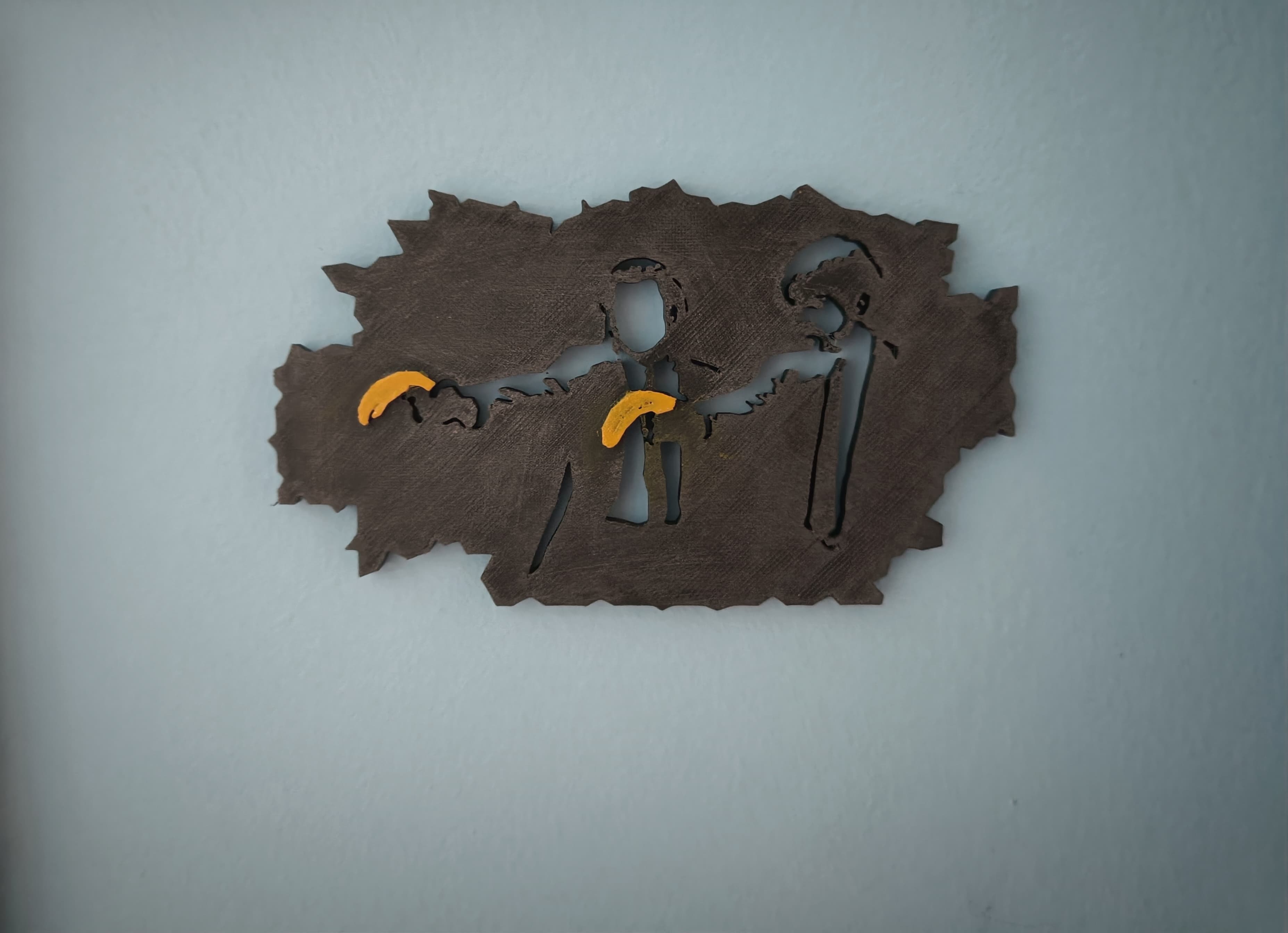 PulpFiction inspired by Banksy WallArt by AlDente-Lab | Download free ...