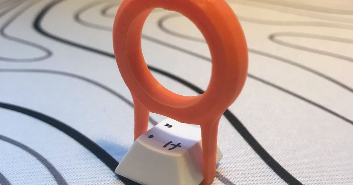 Cherry Profile Keycap Puller (10 minute print) by 3DPrintex | Download ...
