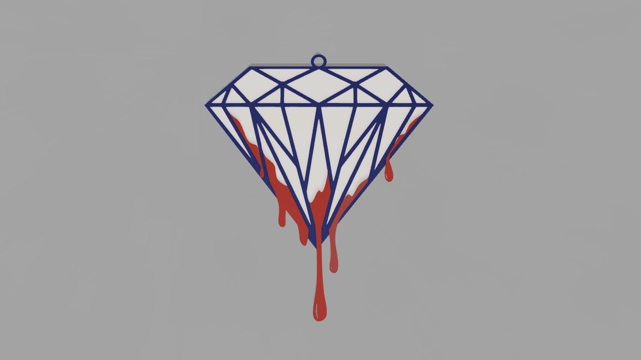 Blood Diamond Wallart by jSamz12 | Download free STL model | Printables.com