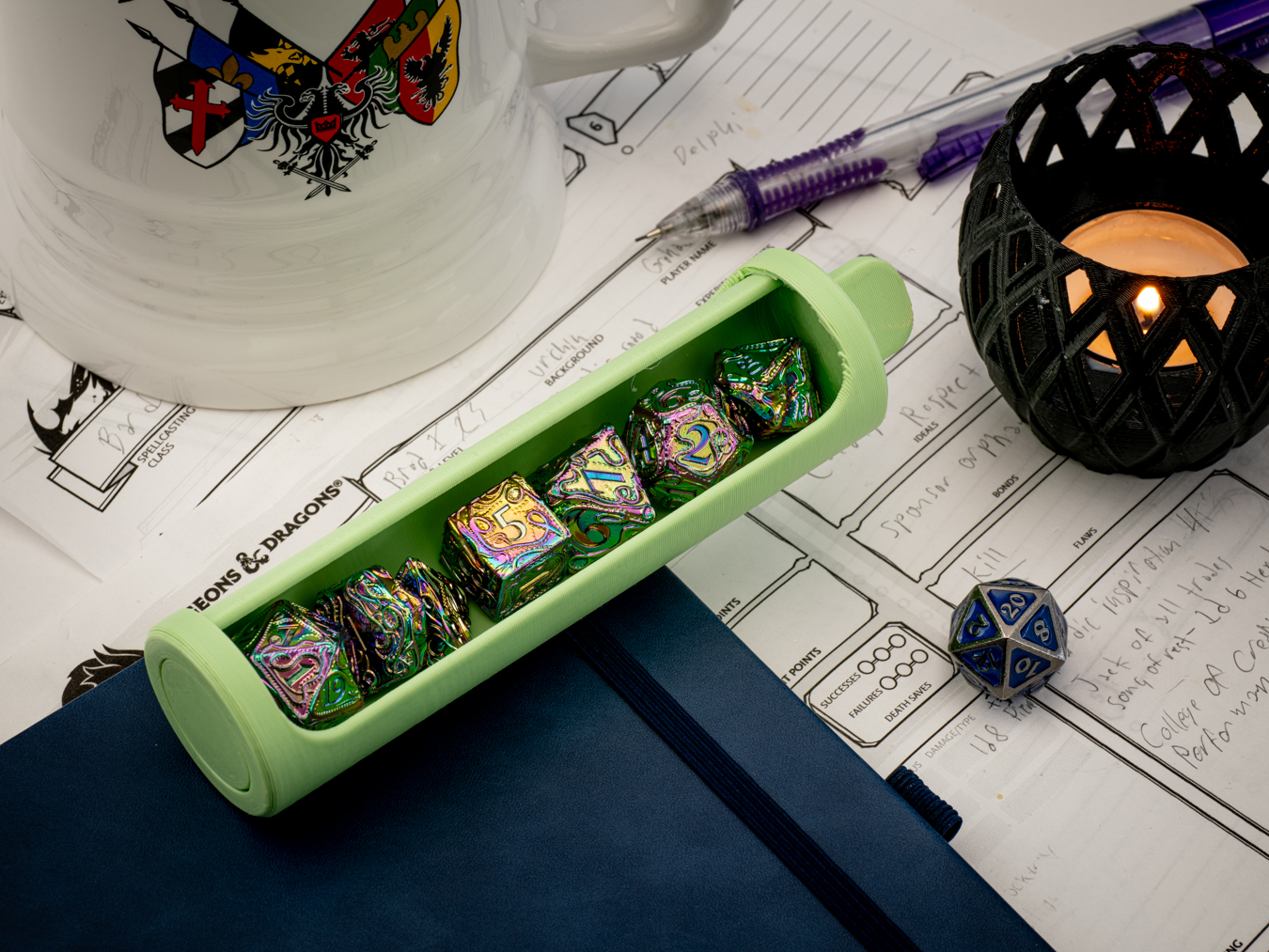 Print in Place DND Dice Holder by Grahamcracker | Download free STL ...