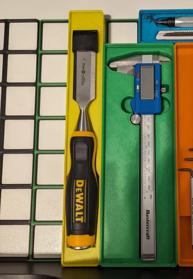 Gridfinity Dewalt Chisel Holder by Nathan Dresser | Download free STL ...