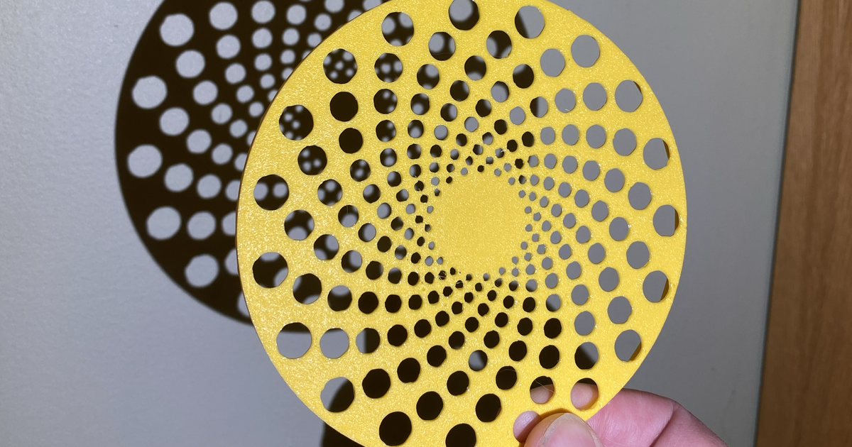 Eclipse Pinhole Plates (Improved) by Melissa14850 | Download free STL ...