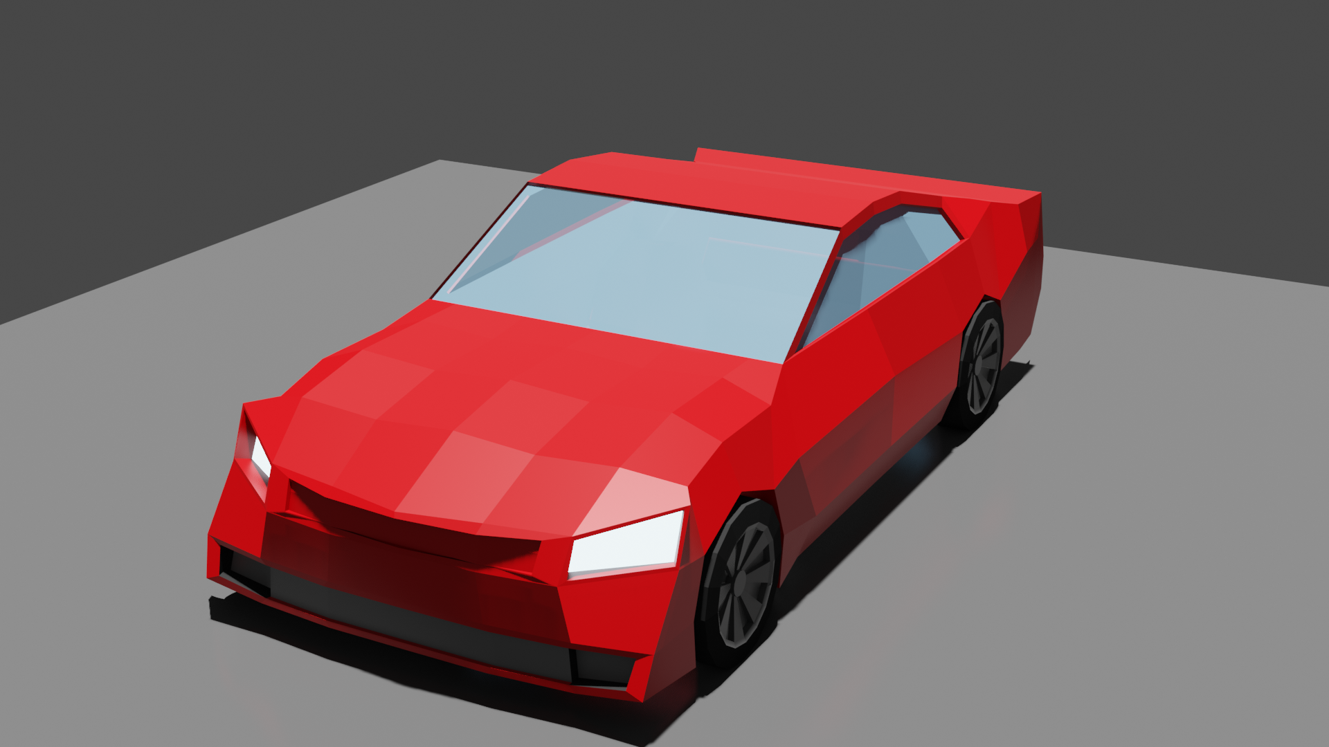 Low Poly Car by Jibraan Ahmed | Download free STL model | Printables.com