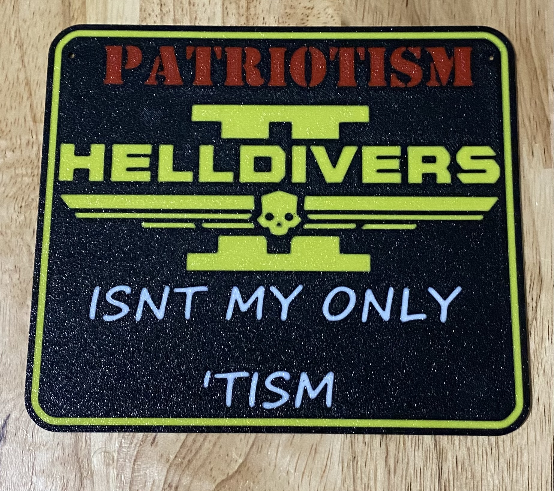Hell Divers Plaque by Rusty Shackleford | Download free STL model ...