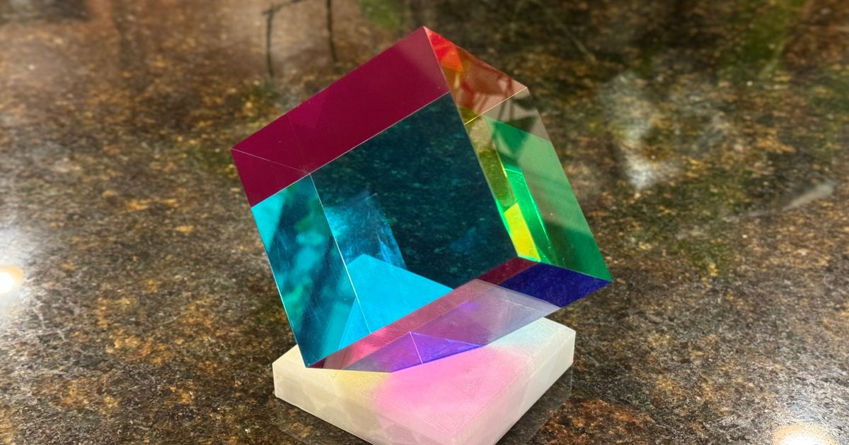 Cube Base by crashkg | Download free STL model | Printables.com