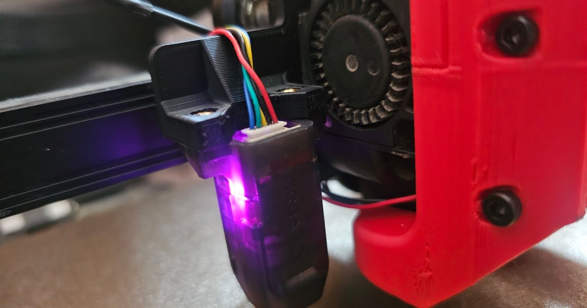 Zero Y offset CR Touch with hole clearance for M3 Heatset Inserts. by ...