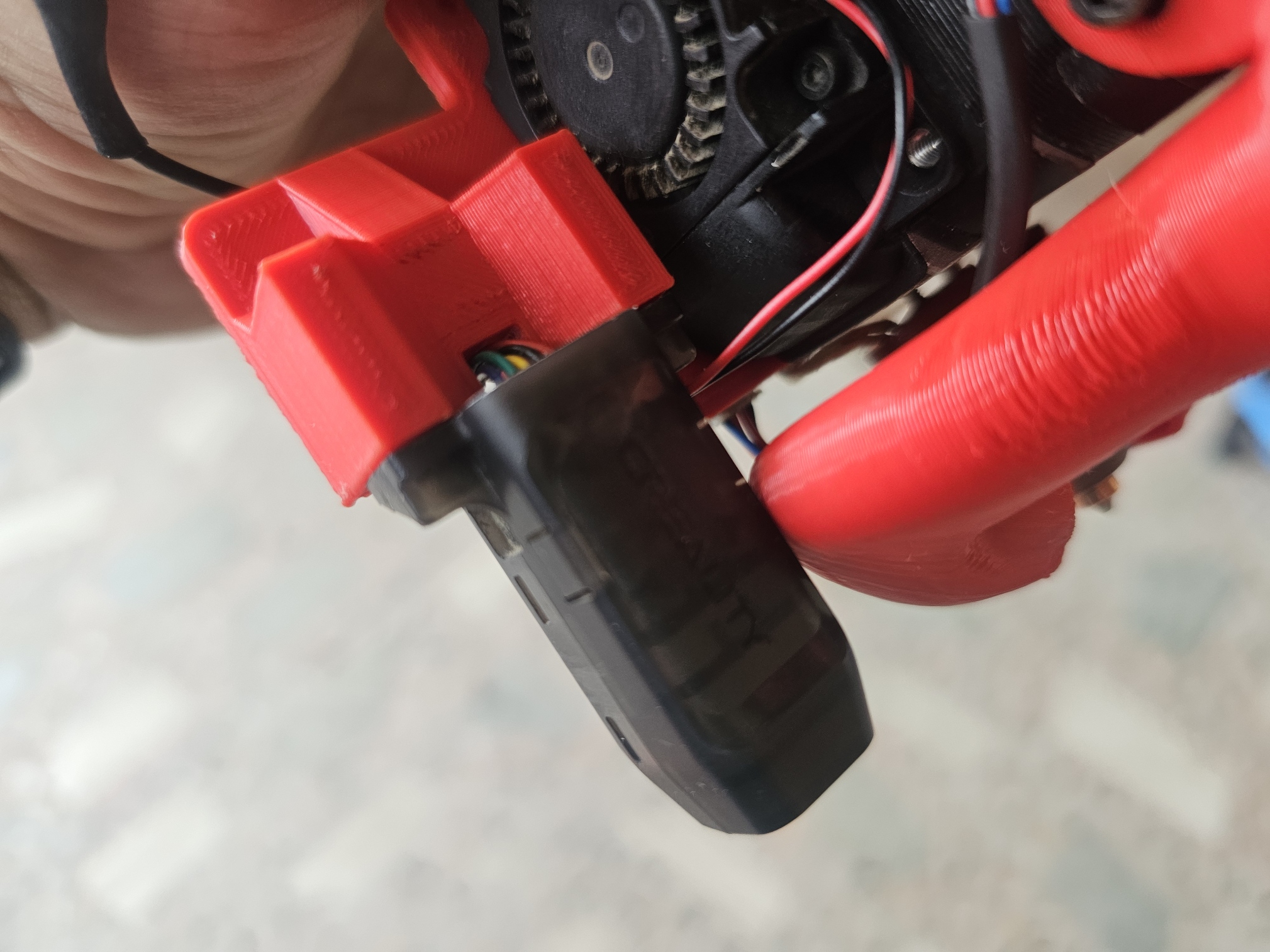 Zero Y offset CR Touch with hole clearance for M3 Heatset Inserts. by ...