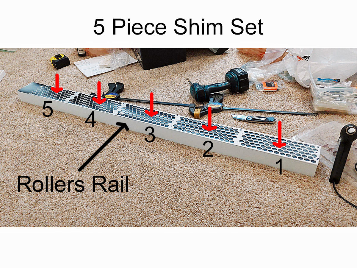 Closet Door Rail Leveling Shims by SteveJohnsen | Download free STL ...