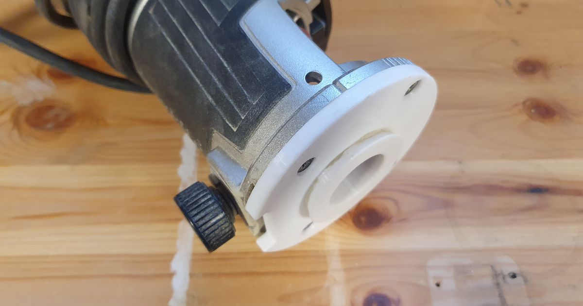 Makita router base plate by Sebastian | Download free STL model ...