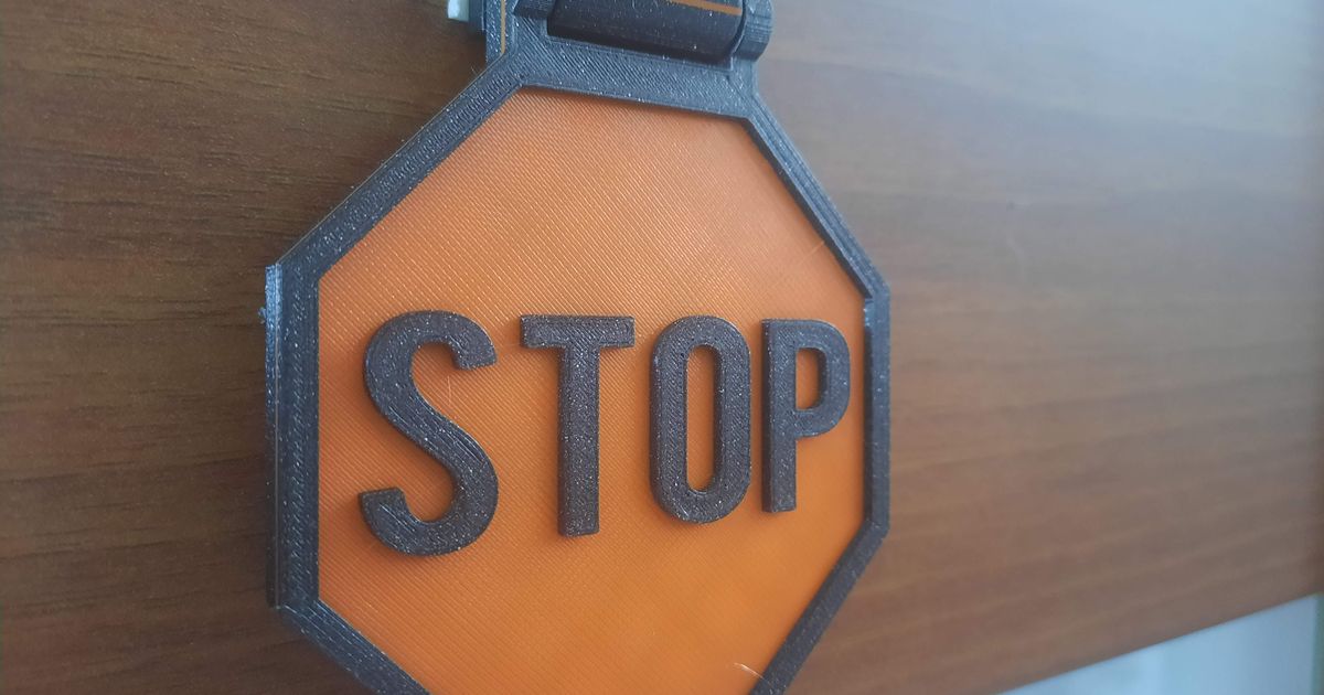 toggleable STOP sign by pigus | Download free STL model | Printables.com