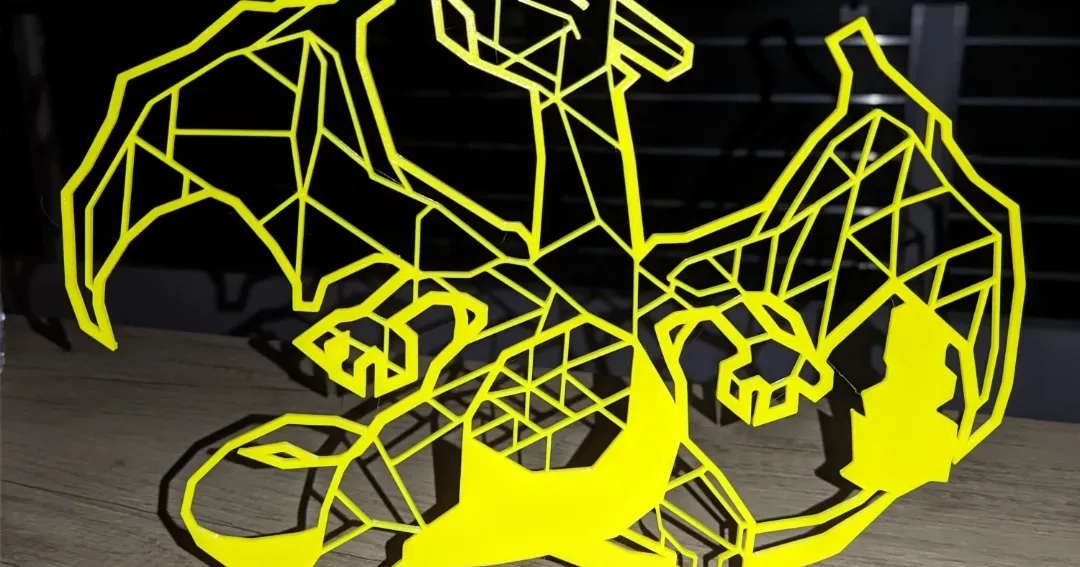 Geometric Charizard Art by Sitsero | Download free STL model ...