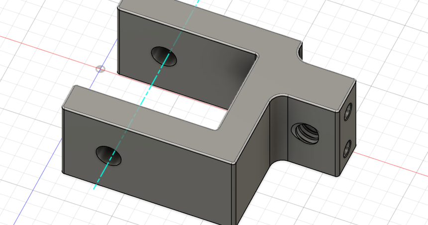 Monitor arm gooseneck clamp by ueda | Download free STL model ...