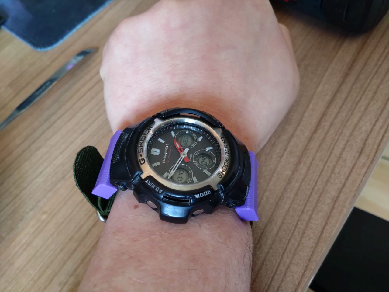 Casio G-Shock AWG-M100 Nato Adapter by ueda | Download free STL model ...
