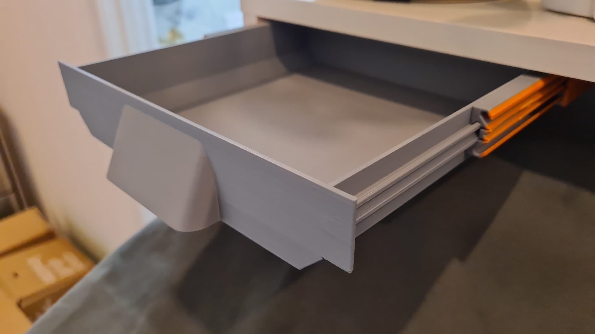 Telescopic Desk Drawer by H83 | Download free STL model | Printables.com